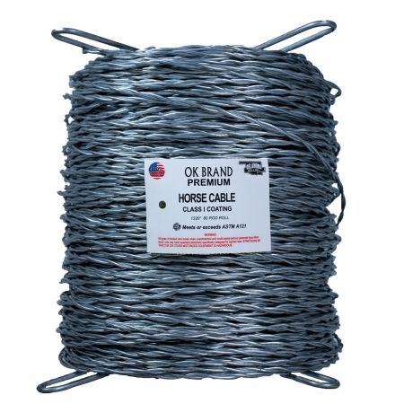 Bomgaars : OKBRAND Premium Barbless Cable Class 1 : Barbless Fence Wires