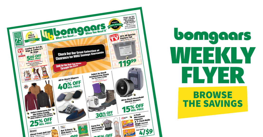 Weekly Flyer | Bomgaars