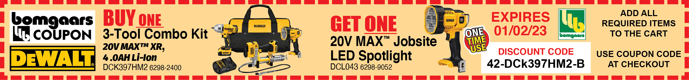 Featured Brands Dewalt