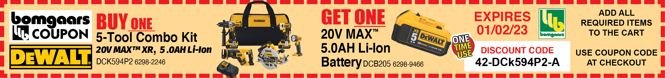 Featured Brands Dewalt