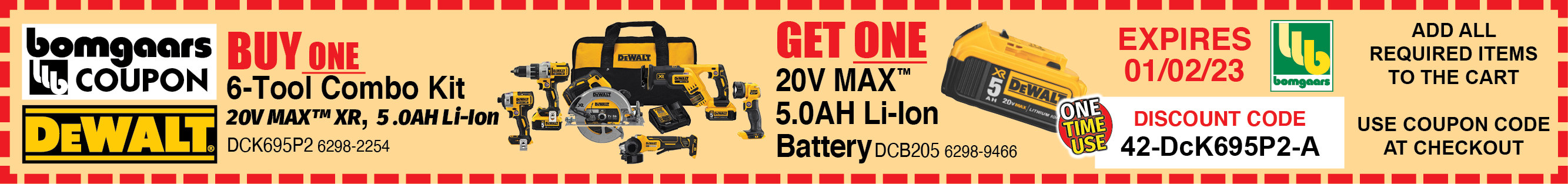 Featured Brands Dewalt